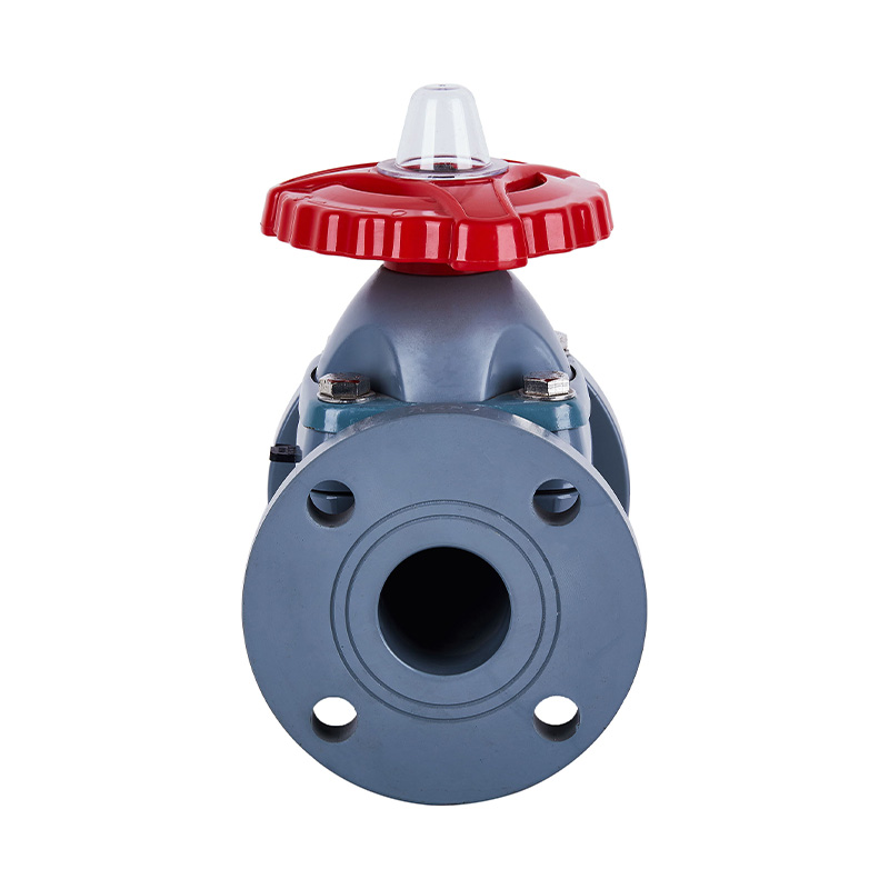 PVC-C G41F-10V Flange Type Diaphragm Valve DN15-300 GB Standard-Kaixin ...