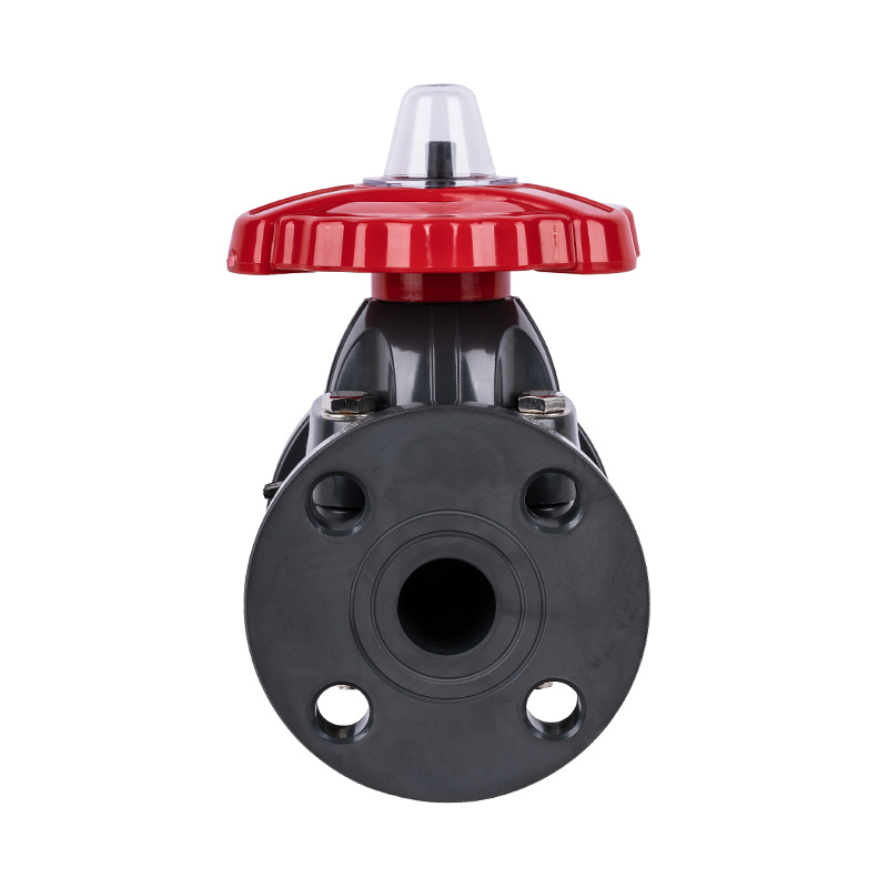 PVC-U G41F-10U Flanged Type Diaphragm Valve DN15–300 GB Standard-Kaixin ...