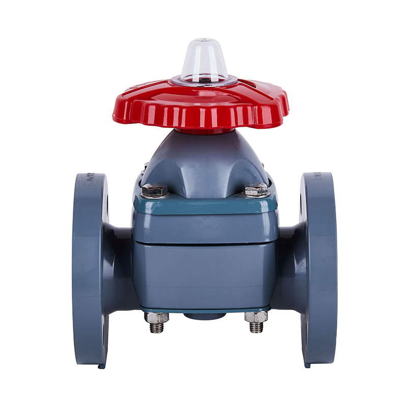 PVC-C G41F-10V Flange Type Diaphragm Valve DN15-300 GB Standard-Kaixin ...
