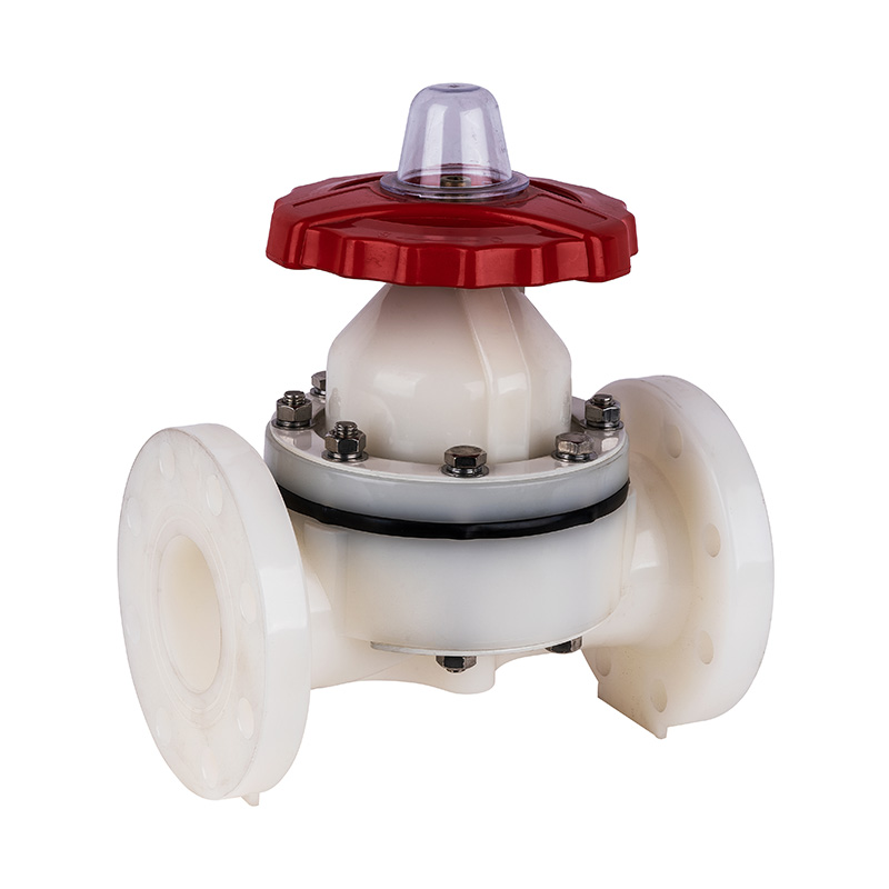 PVDF G41F-10F Flange Type Diaphragm Valve DN15-300 GB Standard-Kaixin ...