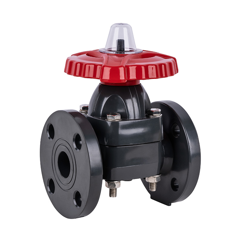 PVC-U G41F-10U Flanged Type Diaphragm Valve DN15–300 GB Standard-Kaixin ...