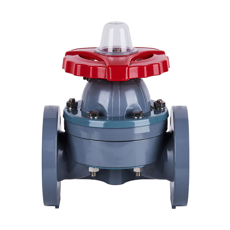 PVC-C G41F-10V Type A Flanged Diaphragm Valve DN15-300 1/2"-12" ANSI ...