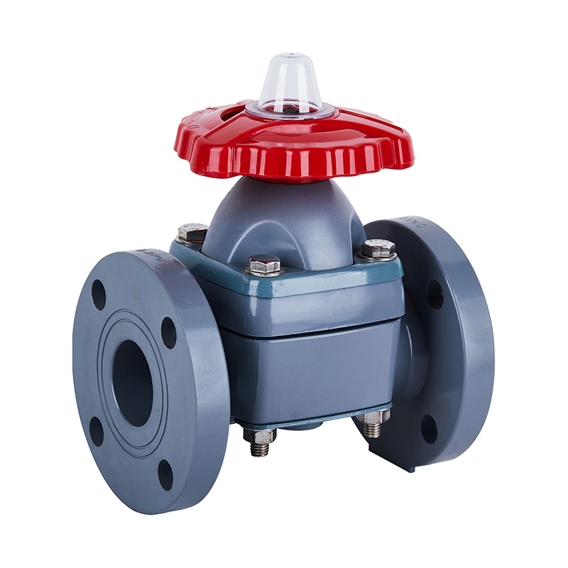 PVC-C G41F-10V Flange Type Diaphragm Valve DN15-300 GB Standard-Kaixin ...