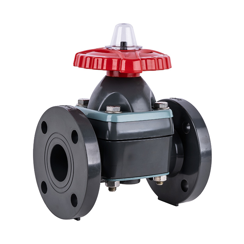 FRPP G41F-10S Flange Type Diaphragm Valve DN15-300 GB Standard-Kaixin ...
