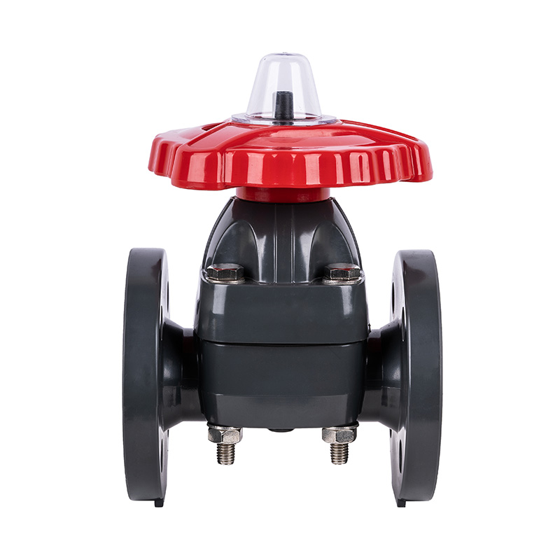 PVC-U G41F-10U Flanged Type Diaphragm Valve DN15–300 GB Standard-Kaixin ...
