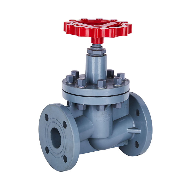 PVC-C J41F-10V Flange Type Globe Valve DN15-150 GB Standard-Kaixin ...